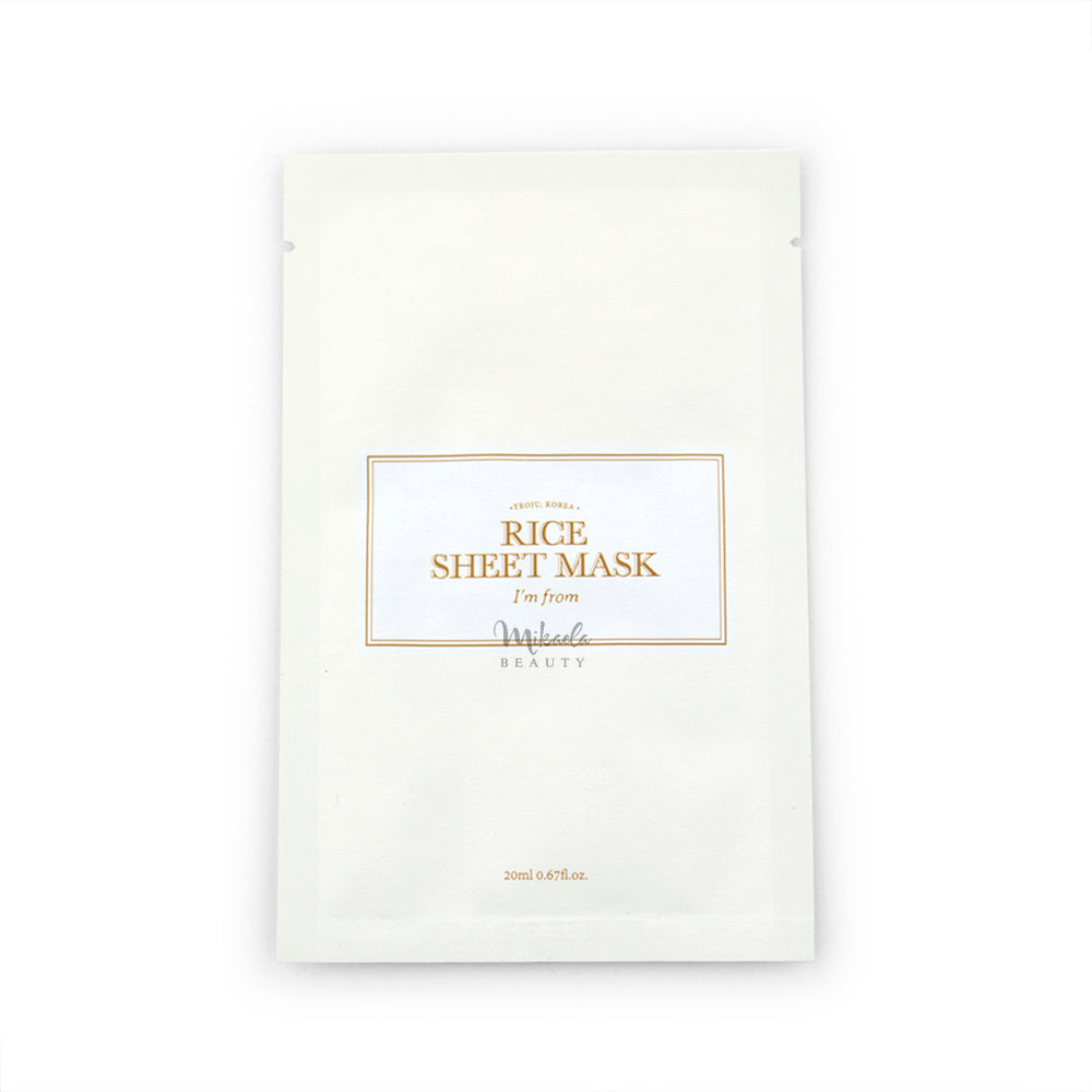 I'M FROM Rice Sheet Mask Canada | Korean Skincare | Mikaela Beauty