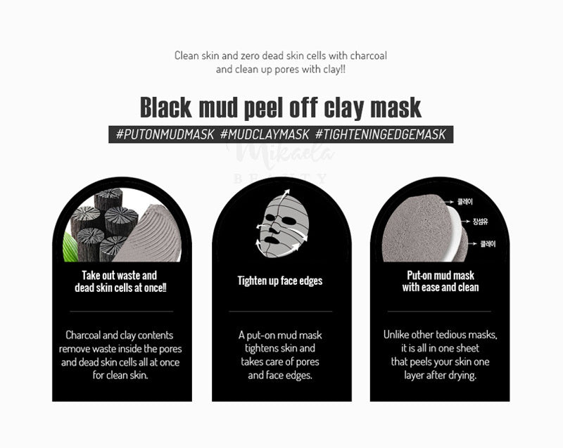 SO NATURAL Facial Design Deep Black Clay Mask | Mikaela Beauty Canada